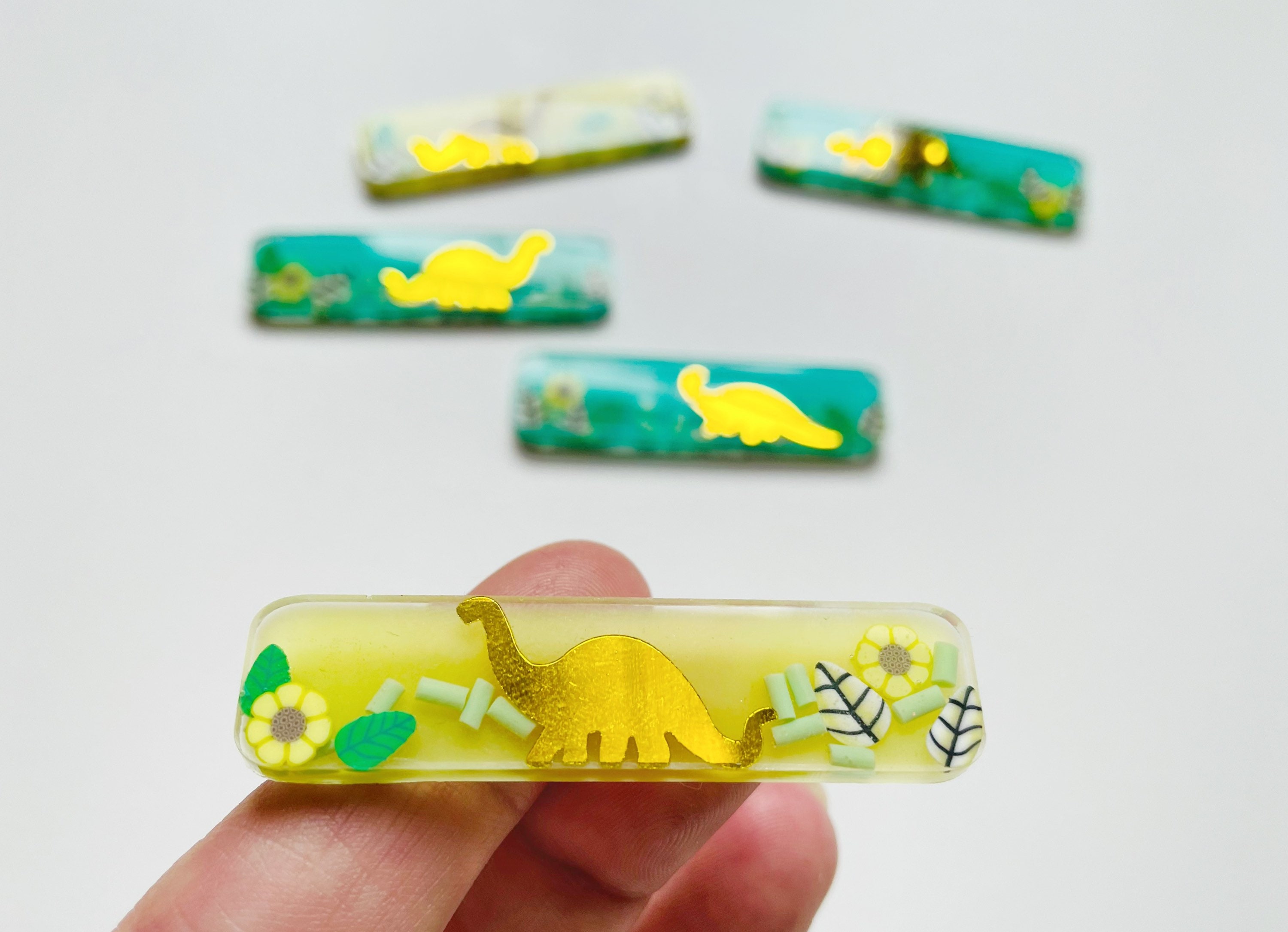 Dinosaur Clips | Sweet Dinosaur Clips | Hair Accessories | Alligator ...