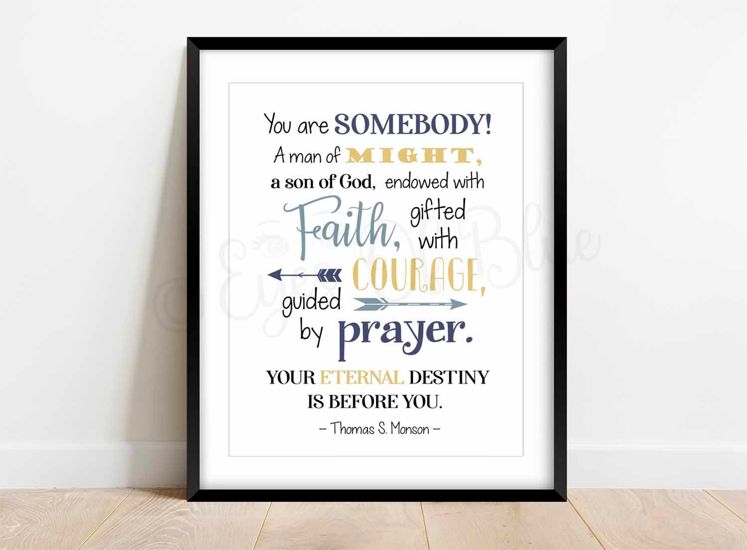 A Man of Might | LDS Fath'er's Day Quote | Thomas S. Monson Quote About ...