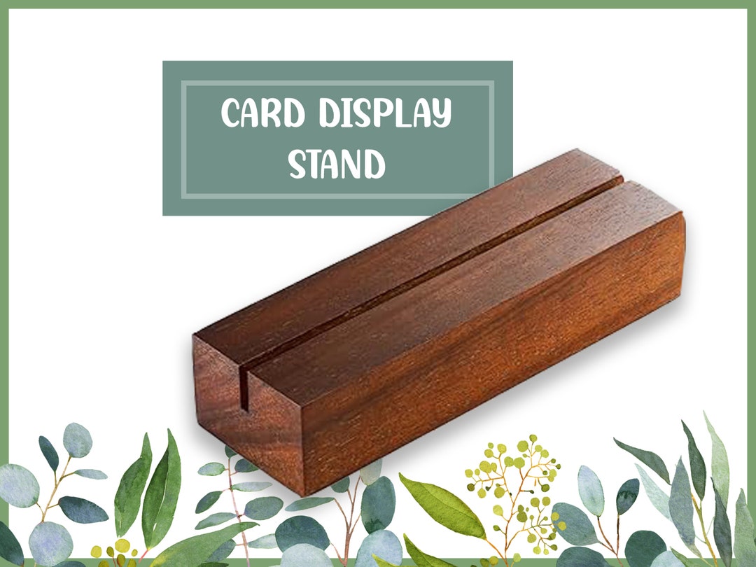 Wood Card Display Stand Table Picture Display Stand Stand for LDS ...