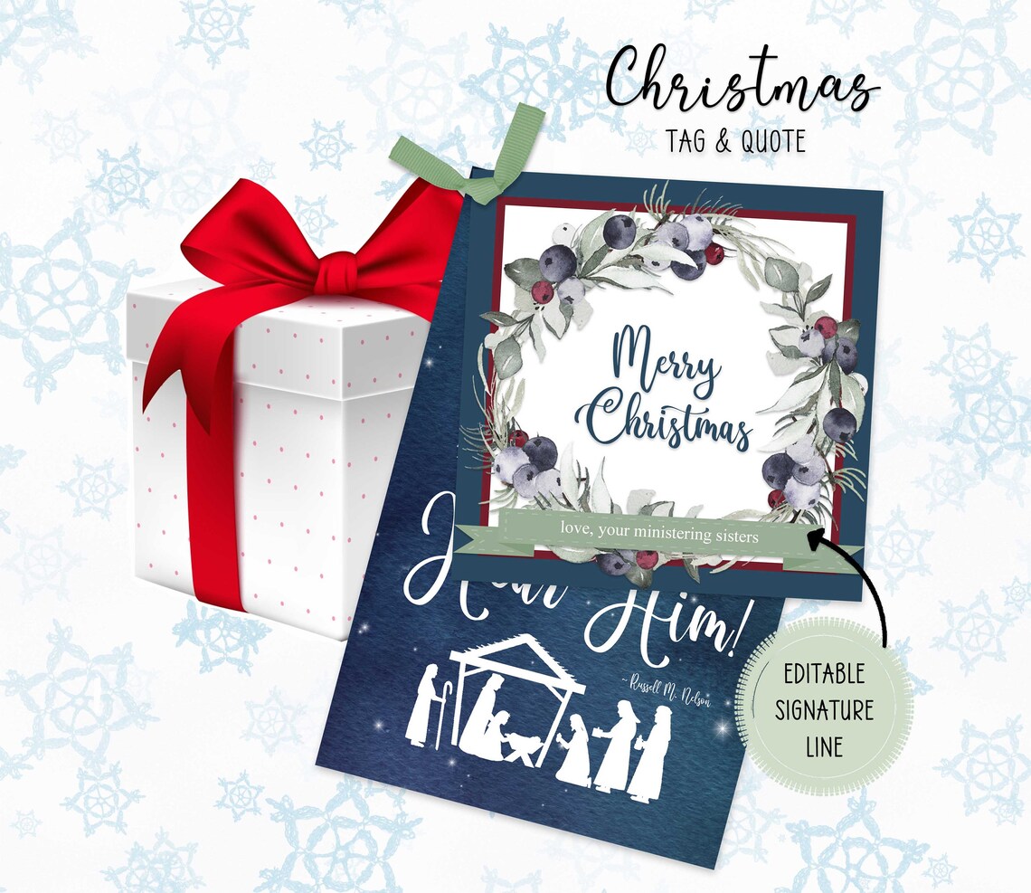 Hear Him Digital Christmas Ministering and Lesson Set Russell M. Nelson ...