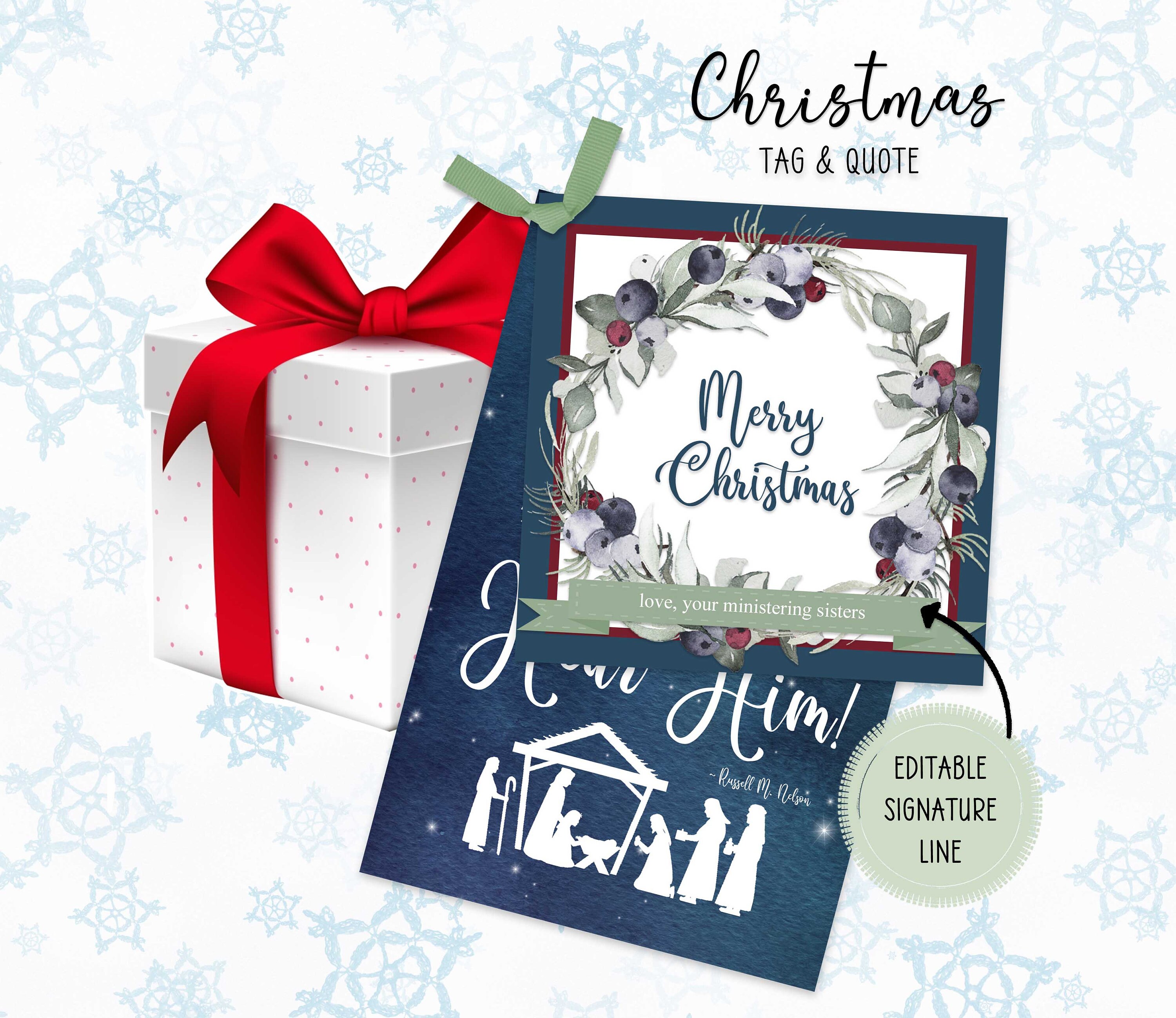 Hear Him Digital Christmas Ministering or Lesson Set Russell M. Nelson ...