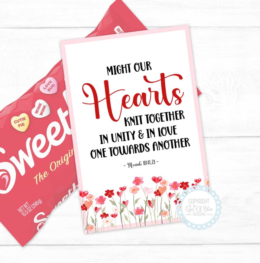 Hearts Knit Together LDS Valentine's Day Printable Valentine ...