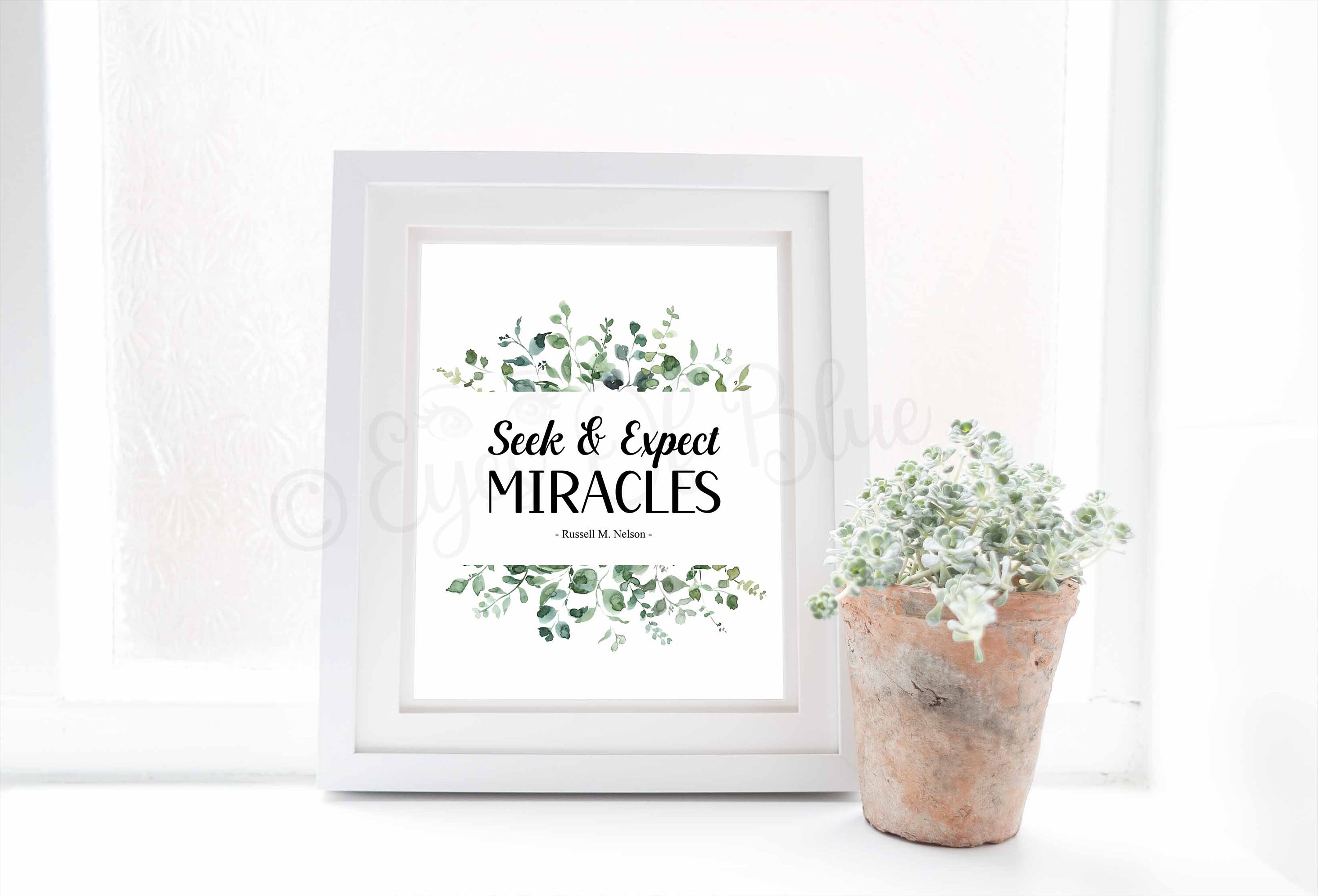 Seek and Expect Miracles Russell M. Nelson Quote April - Etsy Seek and Expect Miracles Russell M. Nelson Quote April - Etsy