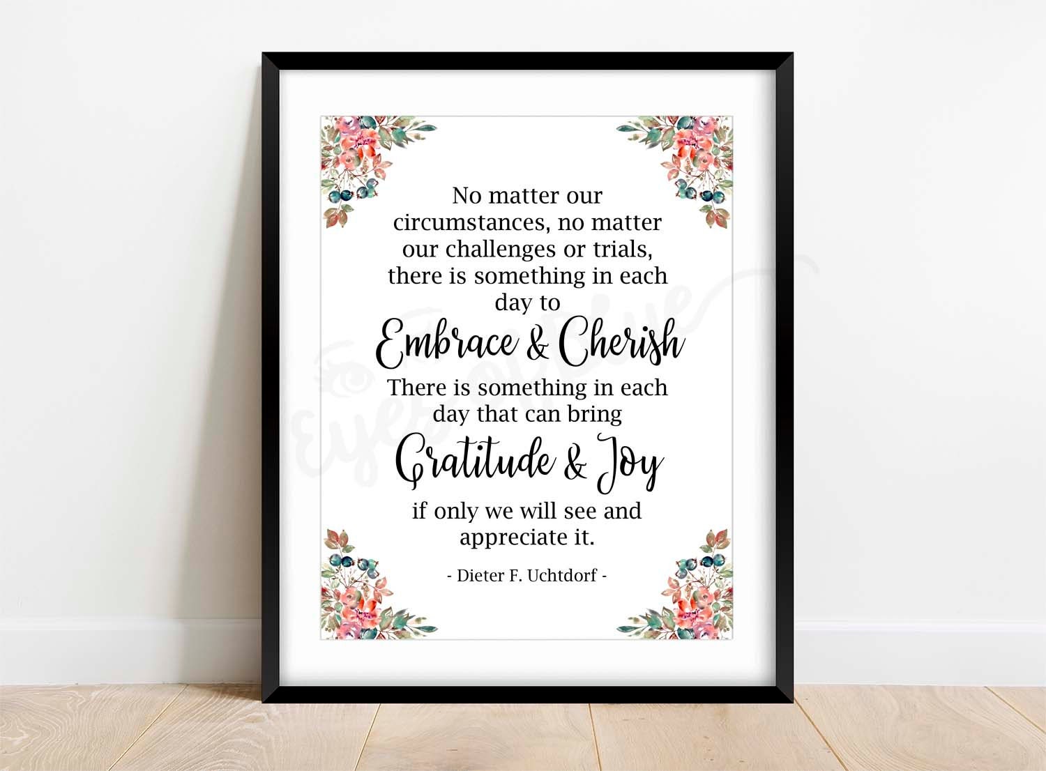 Lds Gratitude Quotes