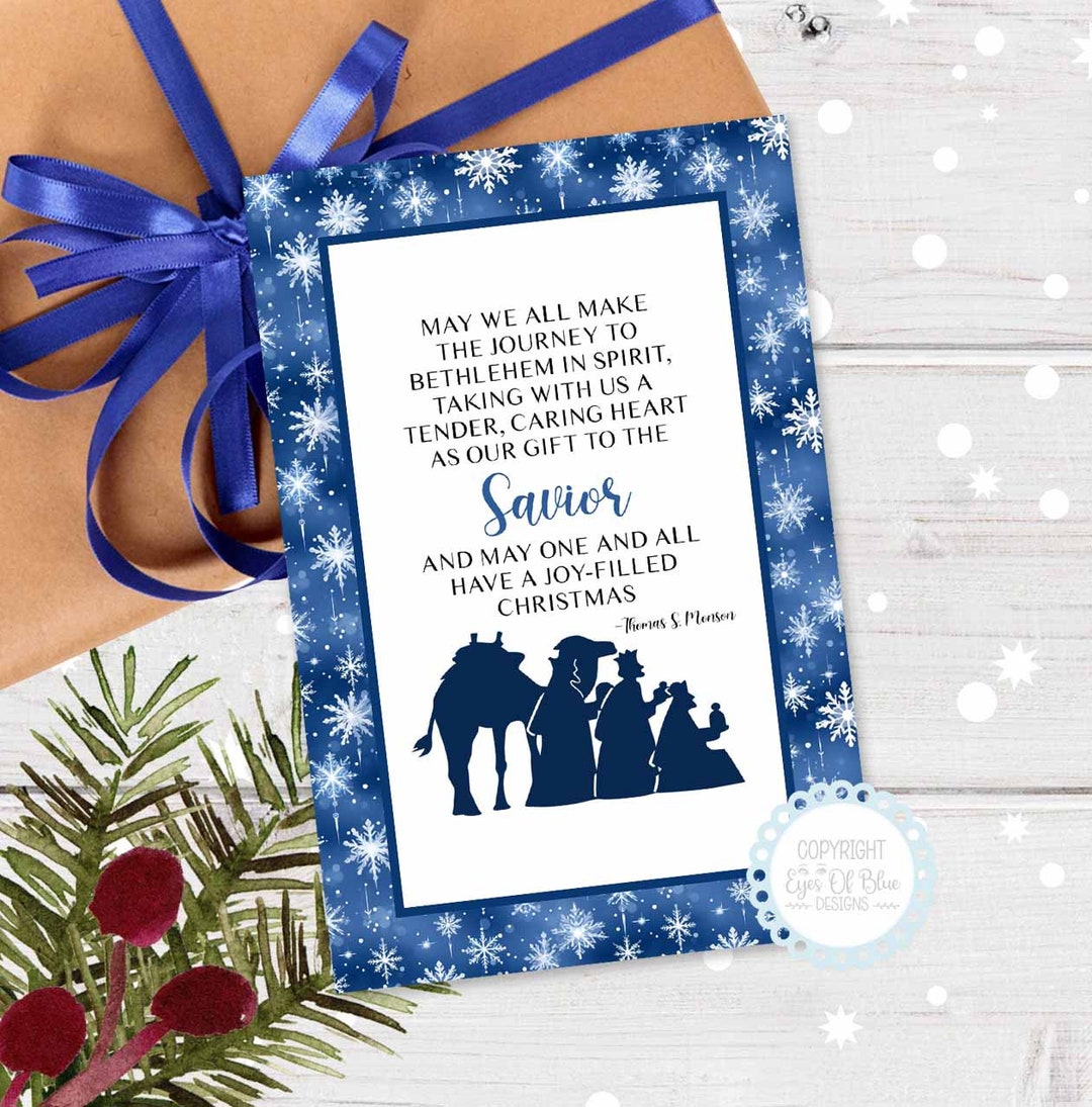 Journey to Bethlehem Christmas Printable LDS Christmas Quote Christmas ...