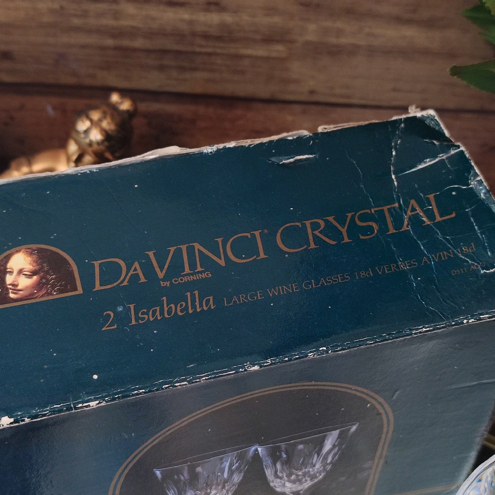 Vintage Davinci Crystal 2x Isabella Large Wine Glasses - Etsy Canada
