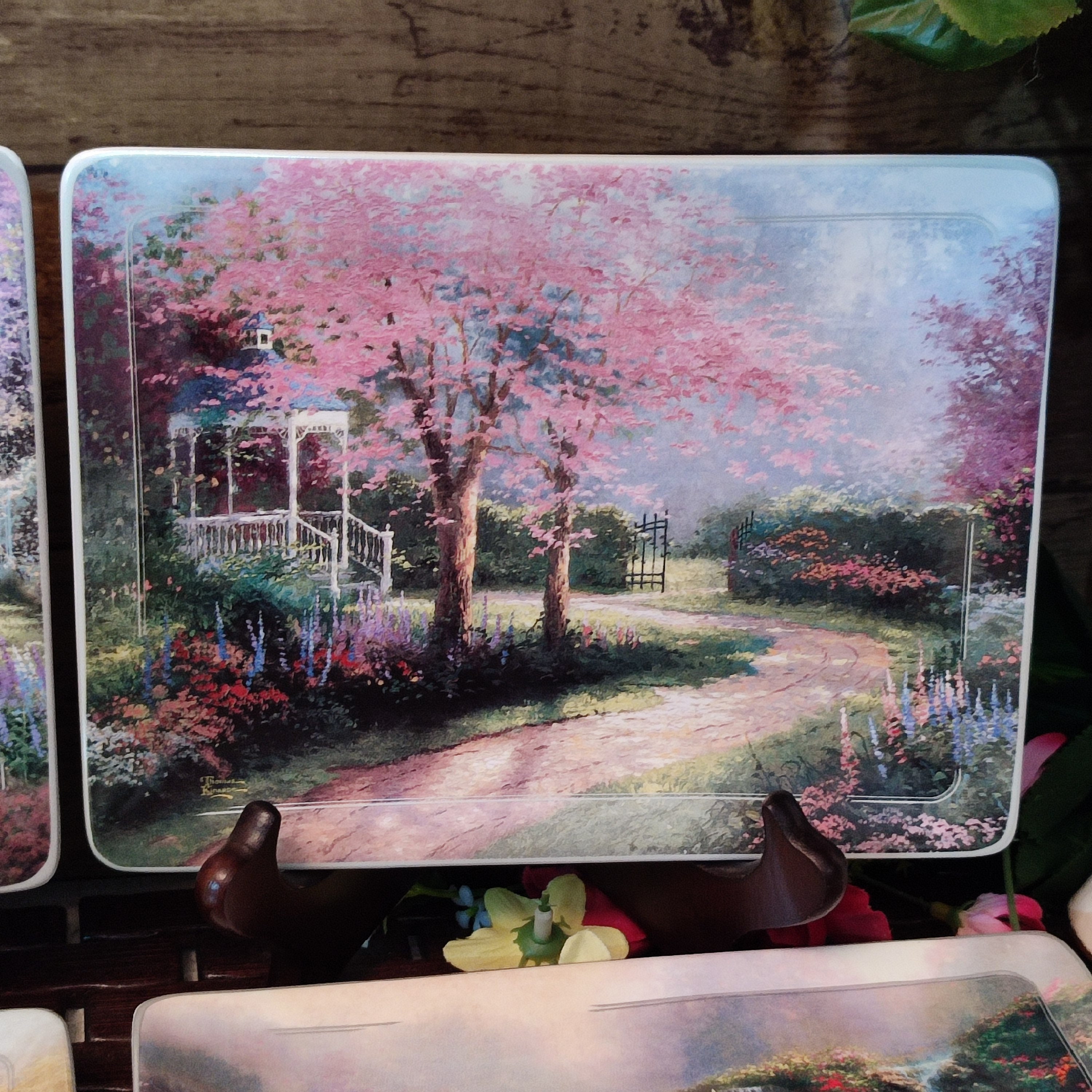 Set of 4x Limited Edition thomas Kinkade Collection of nature's ...