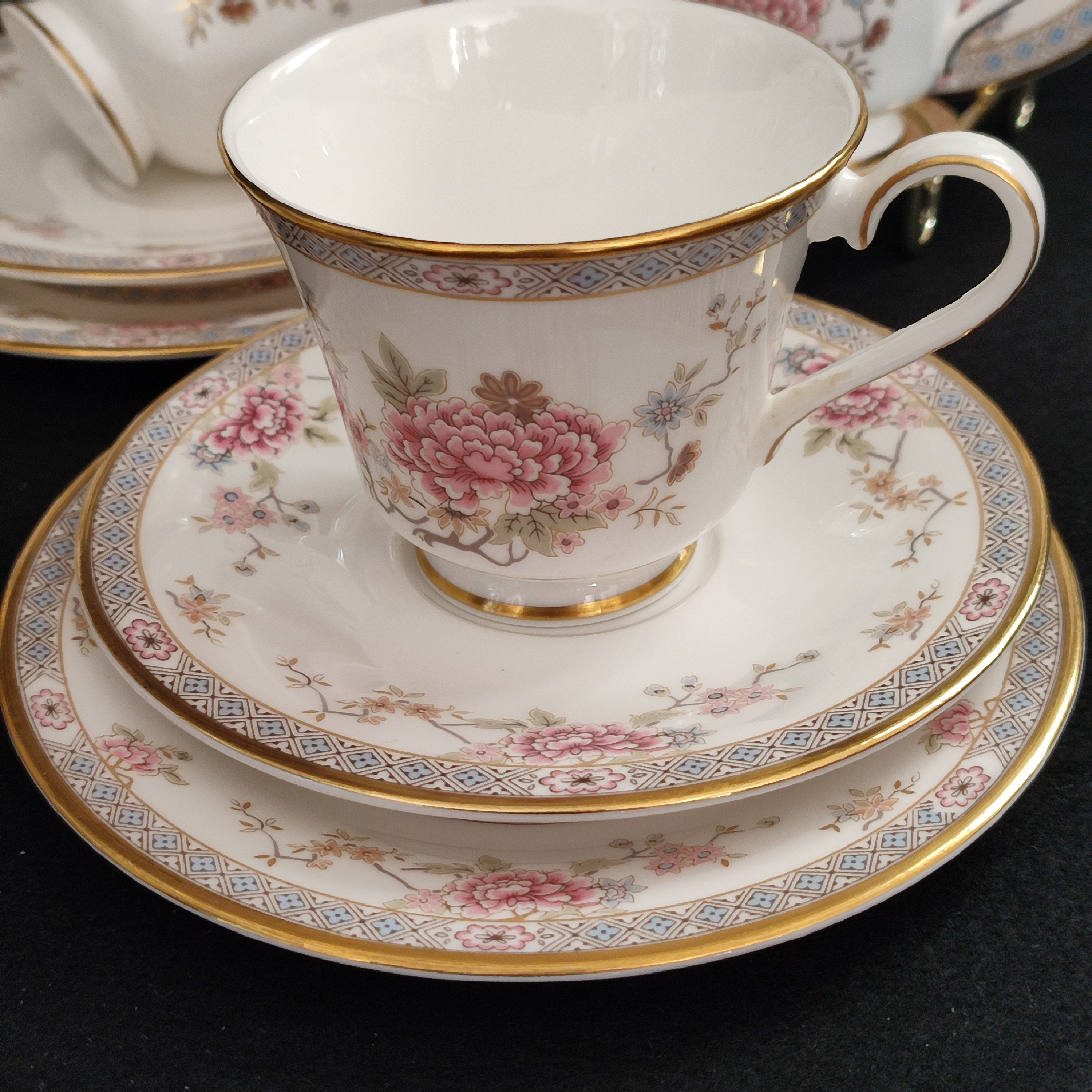 Vintage Royal Doulton Canton teaset 23pcs - Etsy