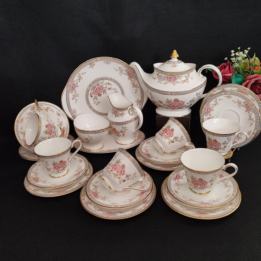 Vintage Royal Doulton Canton teaset 23pcs - Etsy