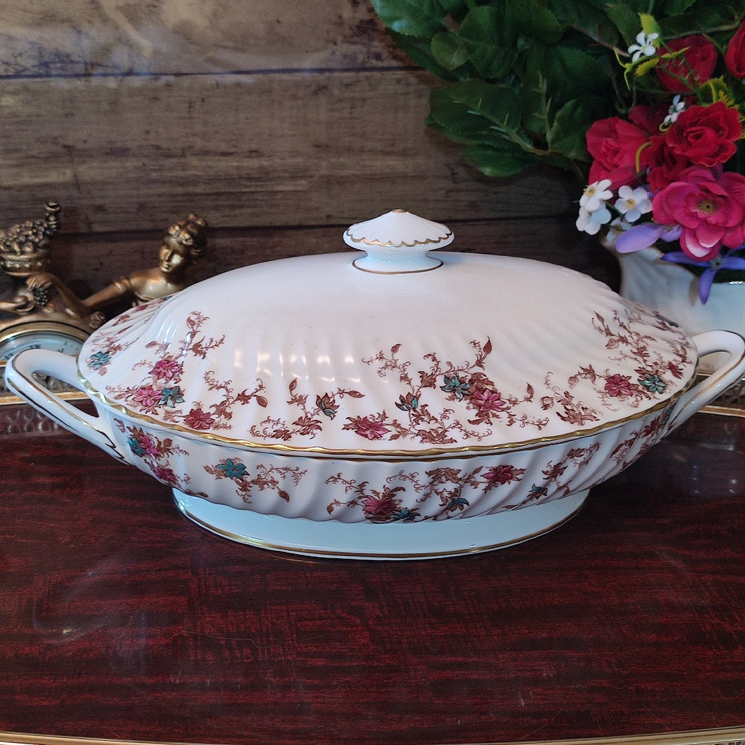 Vintage Minton Ancestral Vegetable Tureen - Etsy