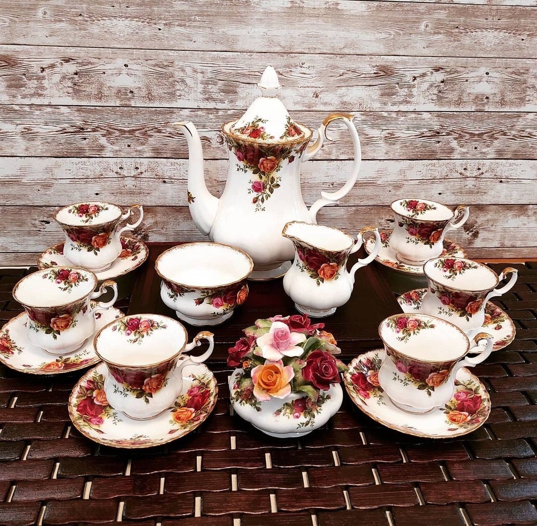 Vintage Royal Albert Old Country Rose Made in England - Etsy Australia