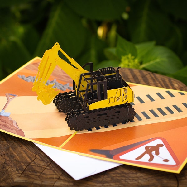 Construction Greeting Card - Etsy