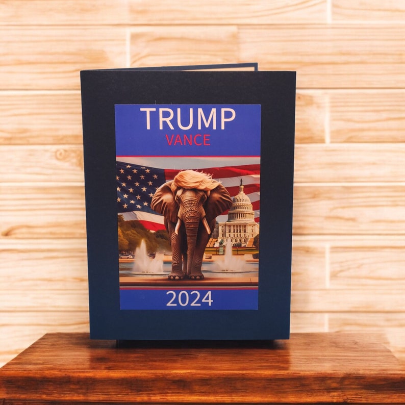Donald Trump Pop-up Card | MAGA Elephant Capitol | Funny Republican ...
