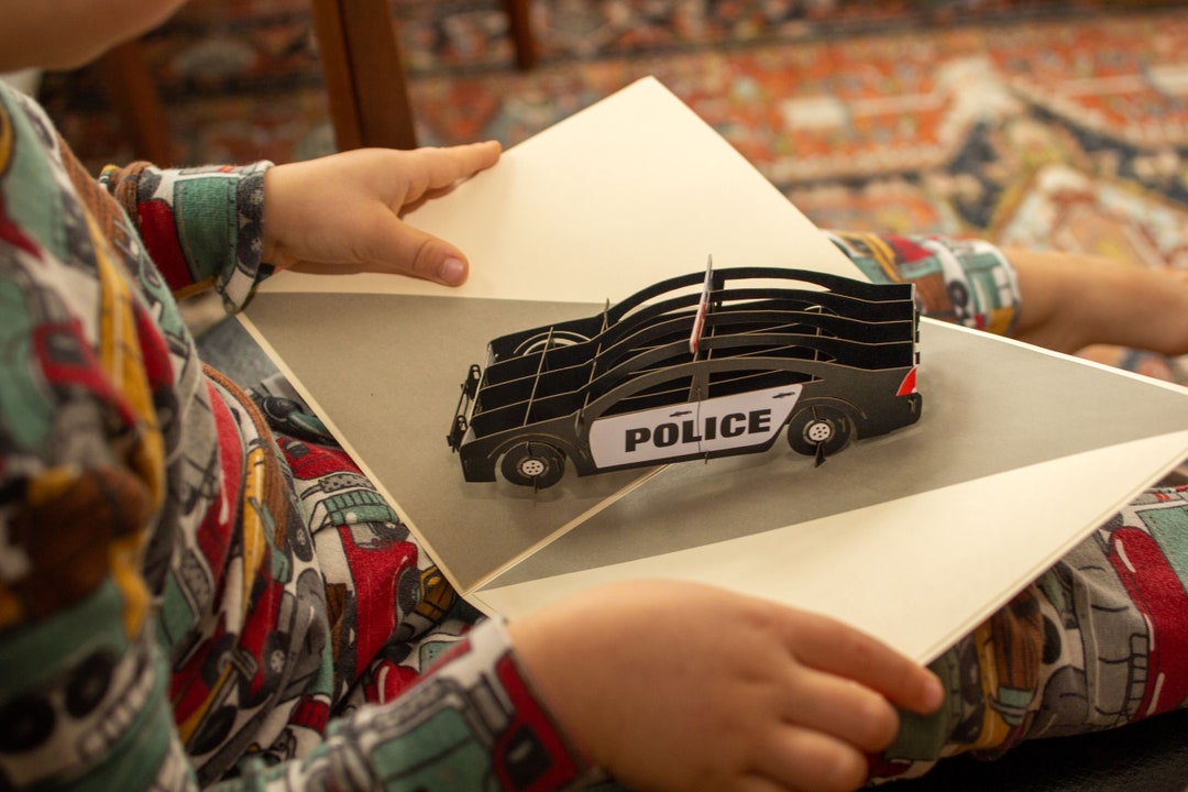 Police Pop-up Greeting Card – Funny, Charitable, and Perfect for ...