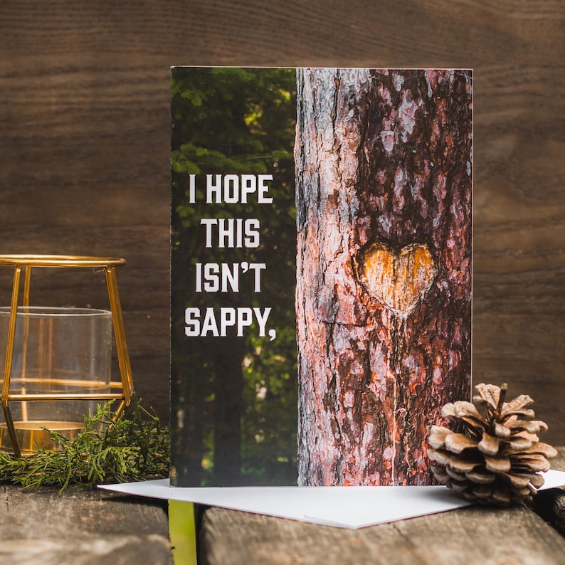 Sappy Tent Camping Pop‑up Card – Funny Romantic Anniversary or ...