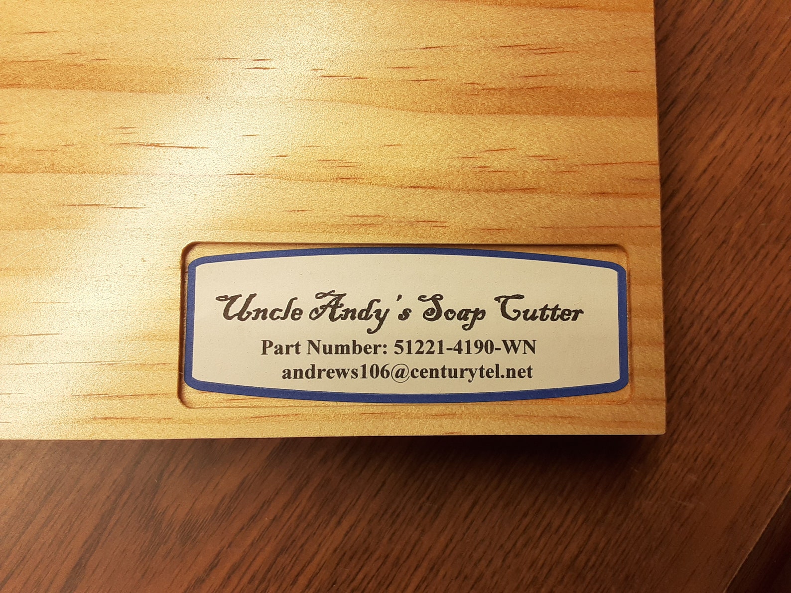 Uncle Andy's Soap Cutter - WIDE Wavy and Straight Blade Soap Loaf ...