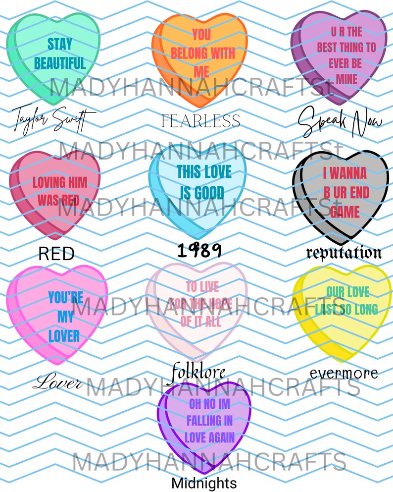 Taylor Swift ERAS Valentines Day PNG, SVG Digital Download - Etsy