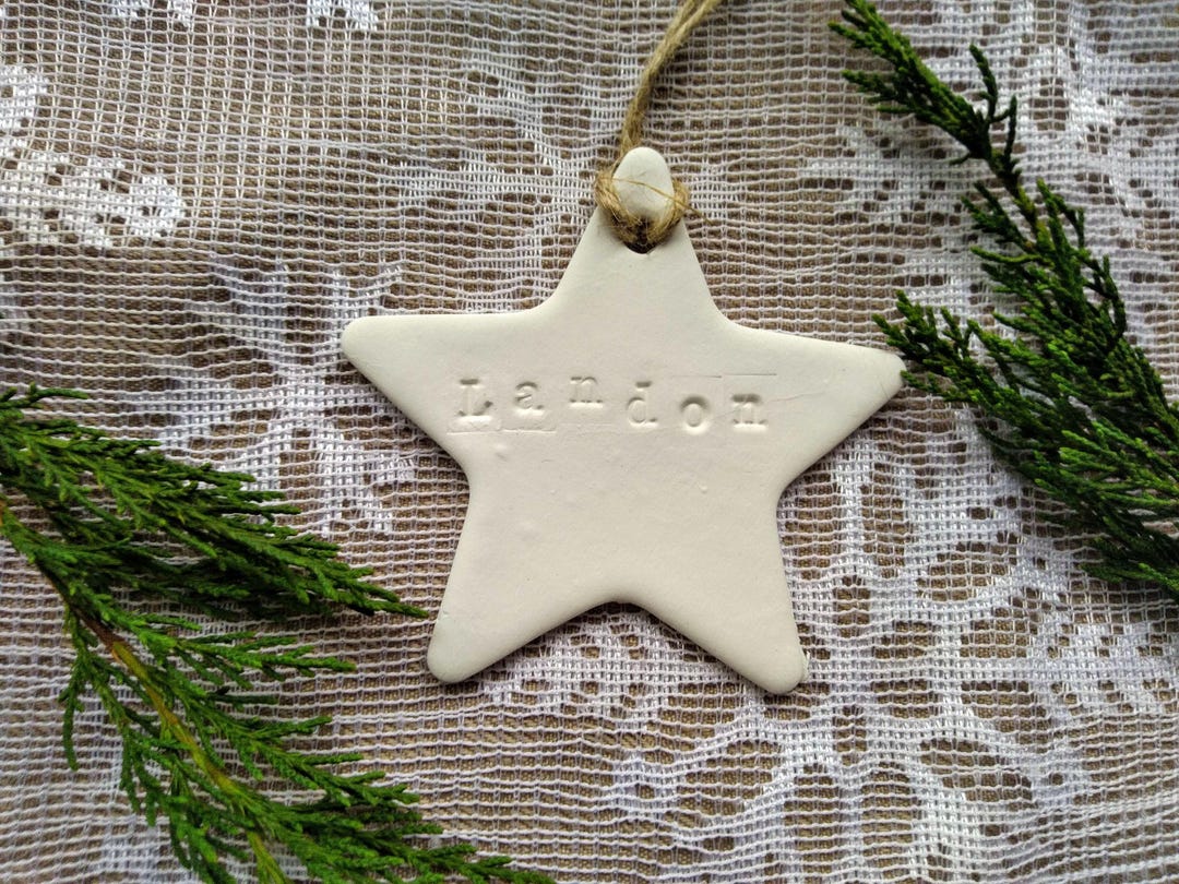 White Star Custom Personalization (choose Your Name - Etc) Christmas ...
