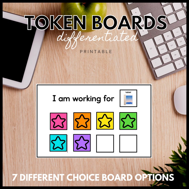 Printable Token Boards, Kids Reward Chart, Token Boards for Speech, ABA ...