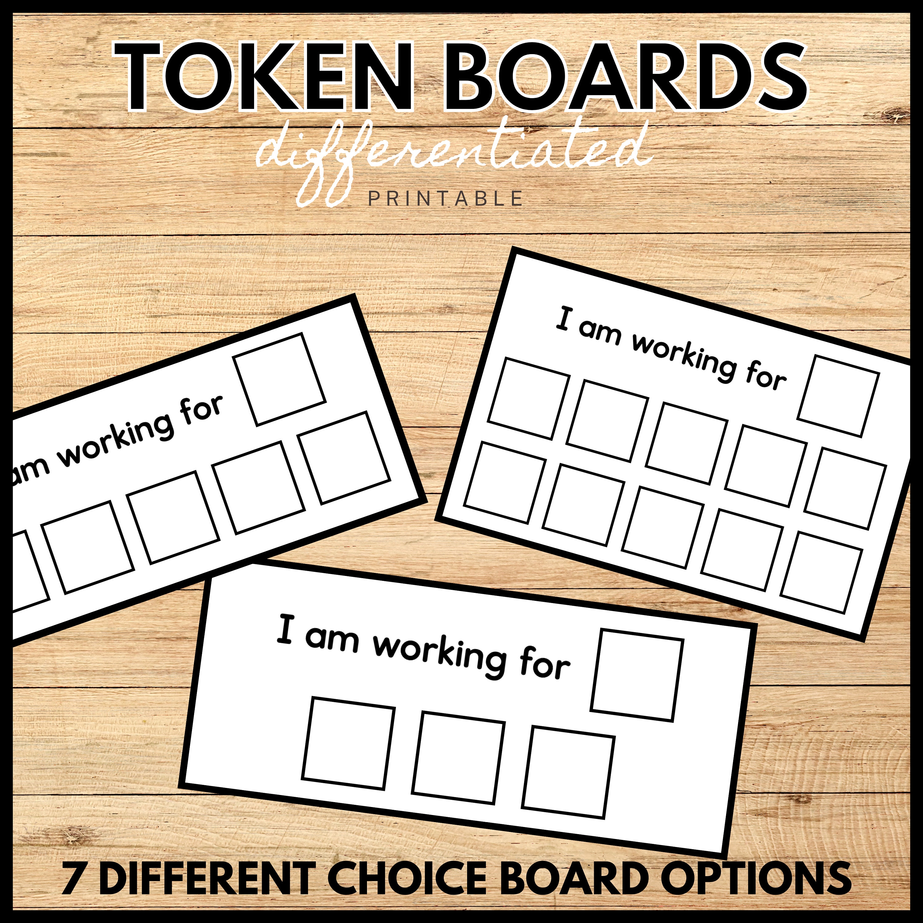 Printable Token Boards, Kids Reward Chart, Token Boards for Speech, ABA ...