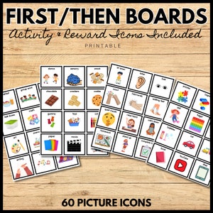First Then Board, Visual Schedule, Visual Support, Behavior Support ...