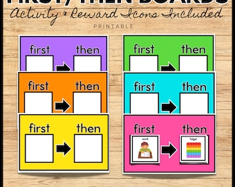 First Then Board - Etsy