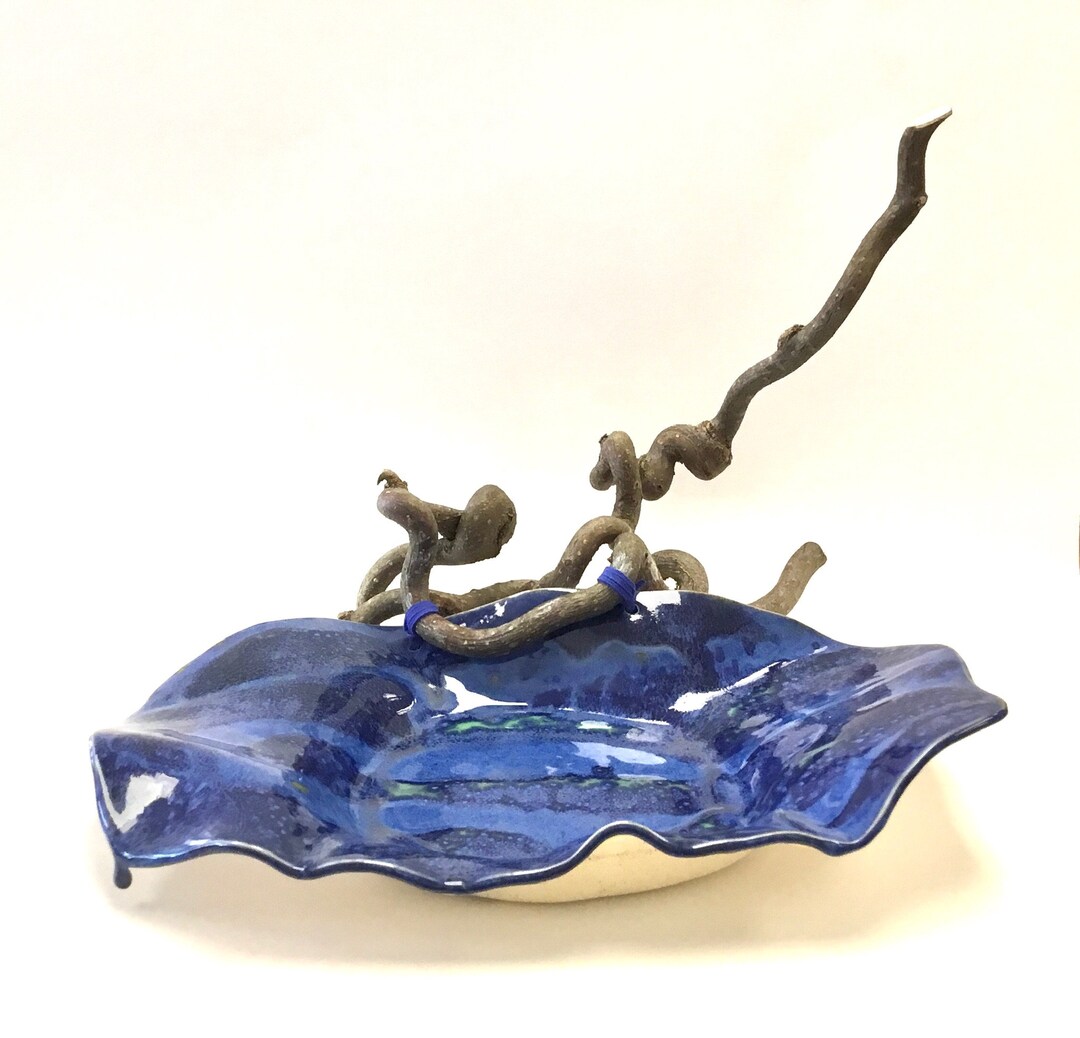 Hand Built Pottery Centerpiece - Etsy