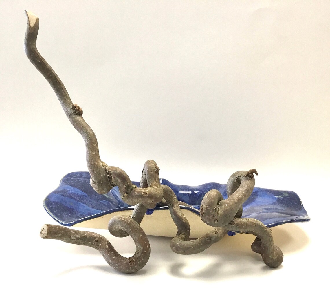 Hand Built Pottery Centerpiece - Etsy