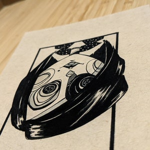 Fine Art Print - Other Mother - Coraline - Ink Drawing - the Beldam ...