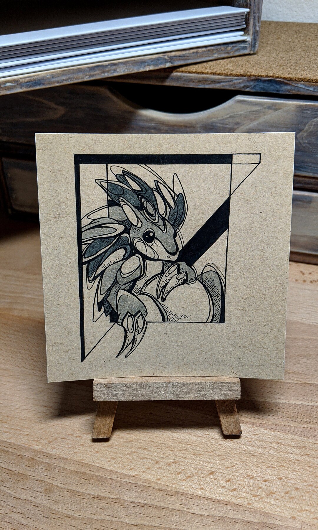 Fine Art Print - Sandslash - Ink Drawing - Fanart - Pokemon - Soe - Etsy