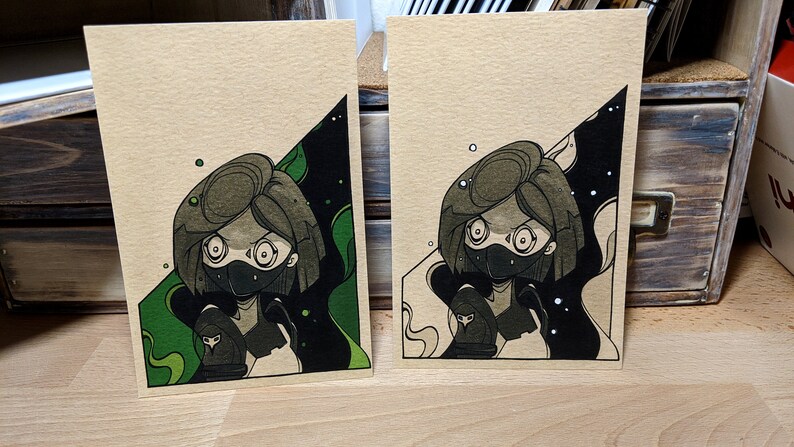 Fine Art Print Viper Valorant Ink Drawing Soe Fanart | Etsy