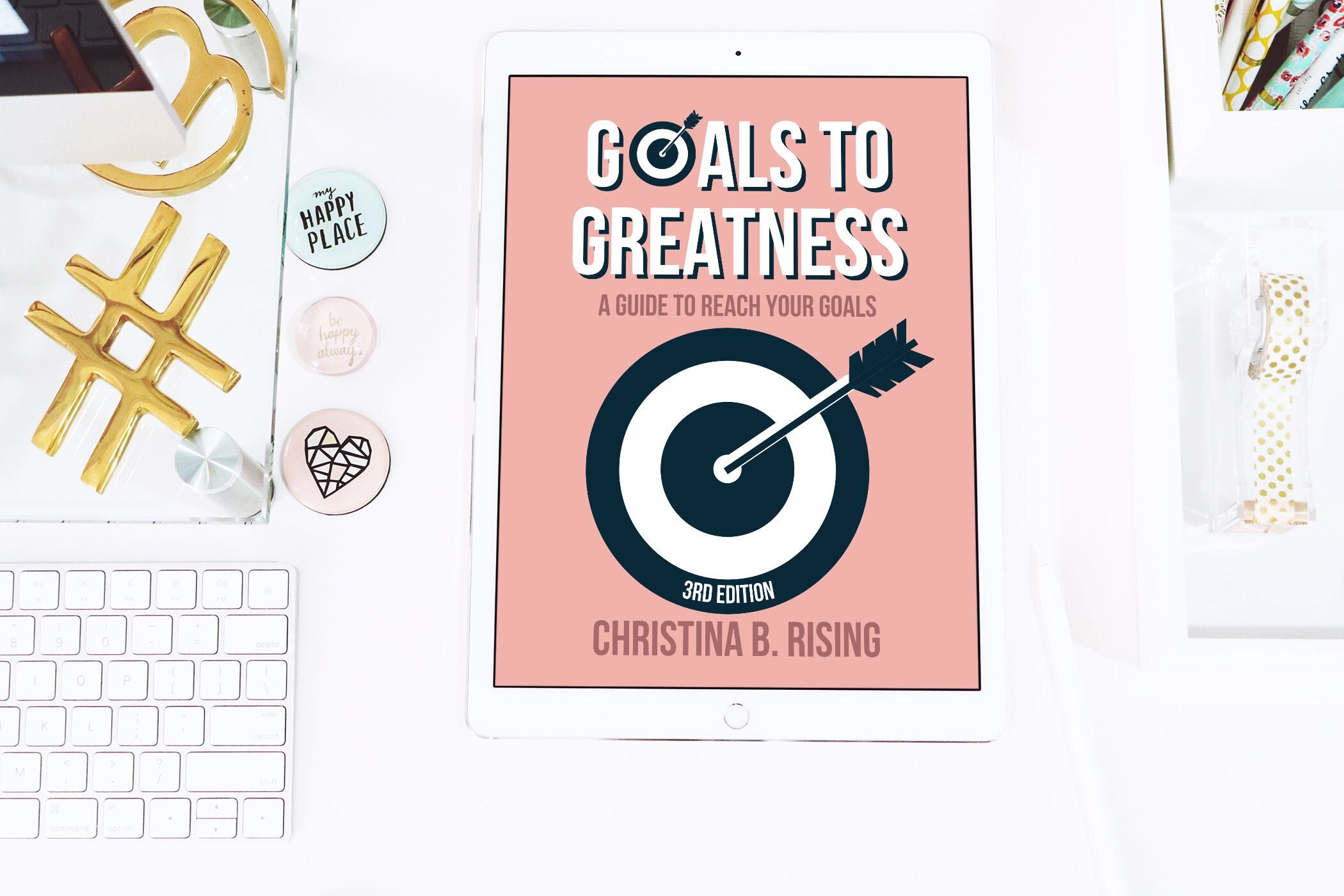 Personalized Pink Goal Planner Insert, Productivity Inserts ...