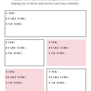 Personalized to Do List, Weekly 5 & Thrive Tracker, Goal Tracker ...
