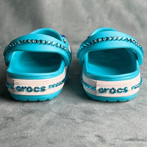 Custom Crocs, Bluey Inspired, Bedazzled Shoes With Croc Charms and ...