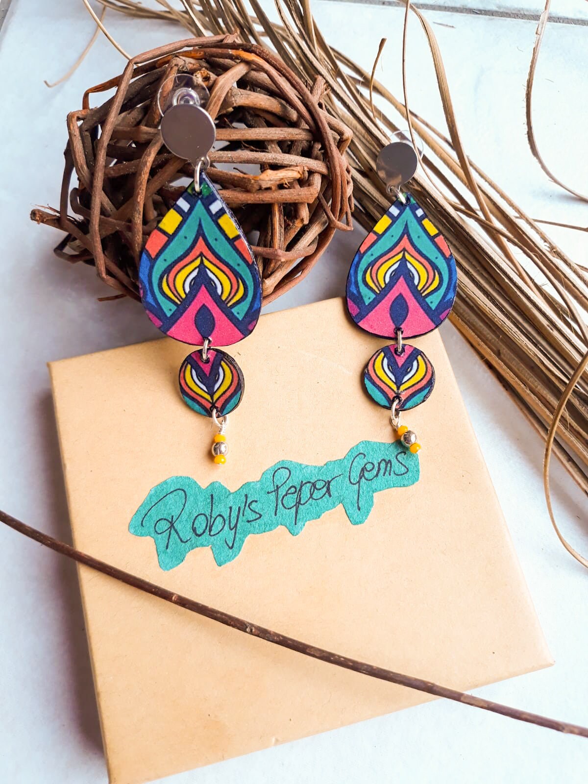 Handmade Jewelry Paper Art