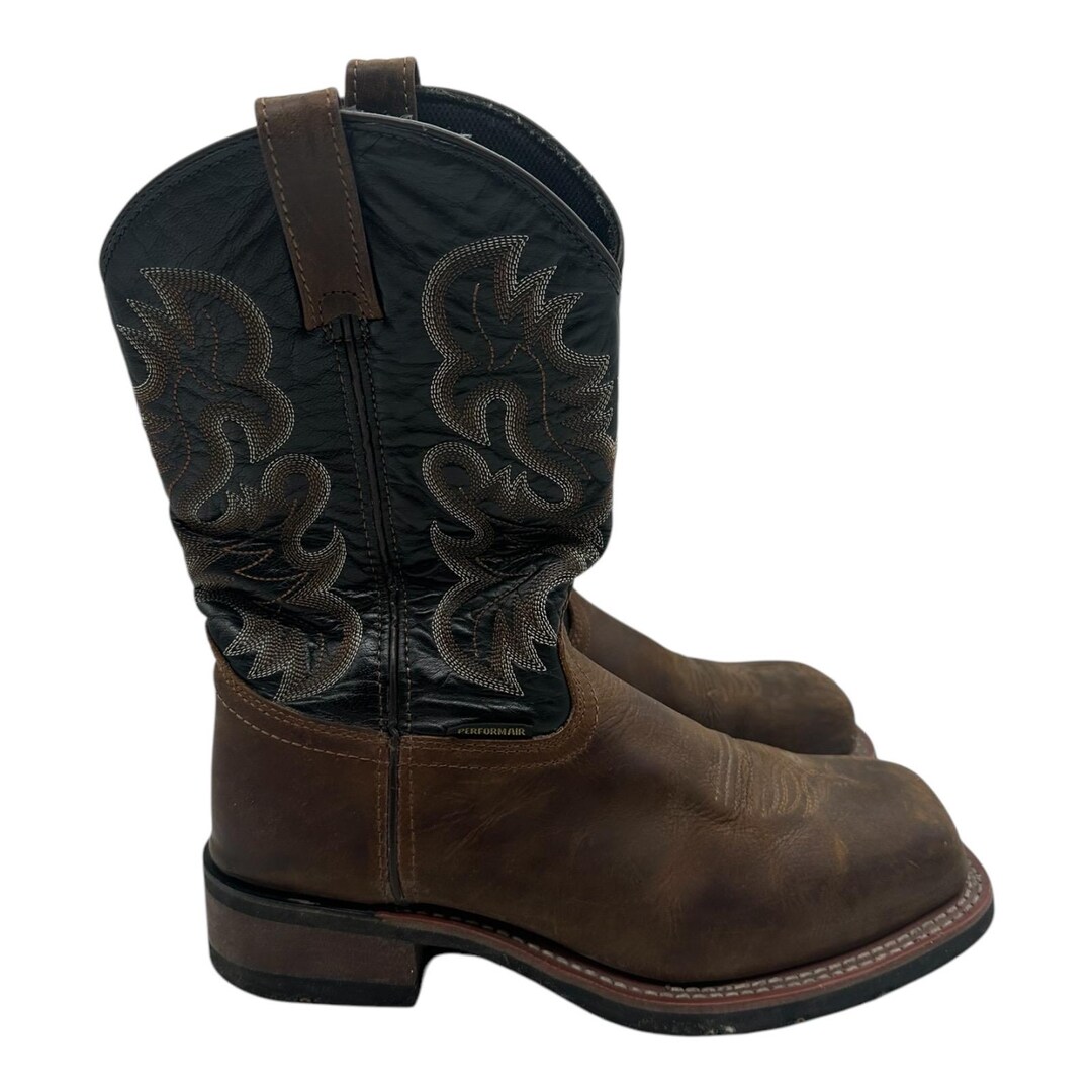 Laredo Rockwell 11" Boots Mens 9 Ew EXTRA WIDE Brown Steel Toe EH ...