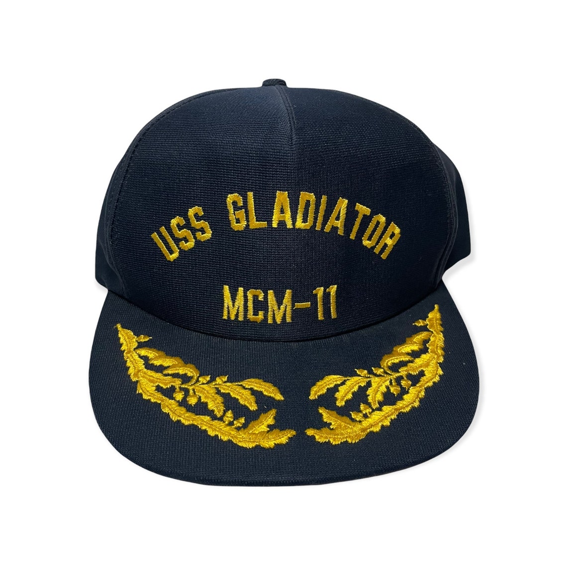 Vintage 90s USS Gladiator MCM-11 Snapback Hat Cap Navy - Etsy