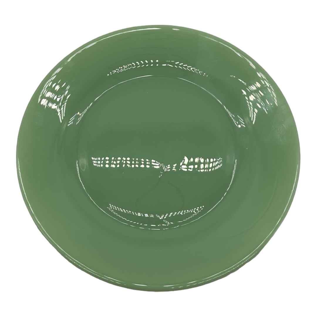 Vintage Jadeite Restaurant Ware Dinner Plate 10 Round Jadite Green ...