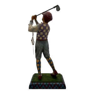Jim Shore ENESCO Heartwood Creek Golfer Man Figurine Statue 2005 13.5 ...