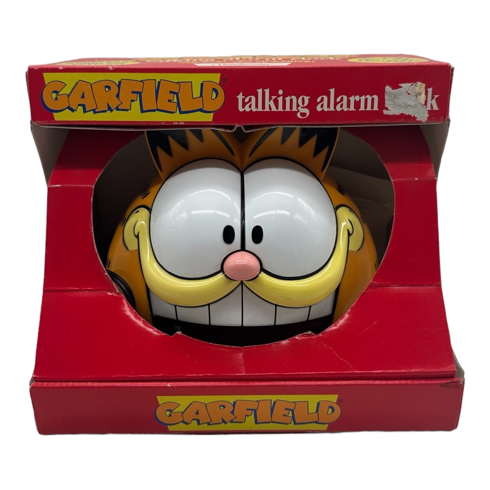 Vintage Garfield Talking Alarm Clock by Sunbeam 1993 887-109 Brand New ...