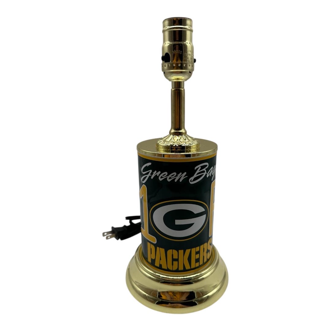 Vintage Green Bay Packers NFL #1 Fan Desk Table Lamp NFL Football ...