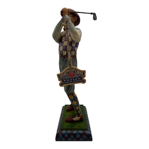 Jim Shore ENESCO Heartwood Creek Golfer Man Figurine Statue 2005 13.5 ...
