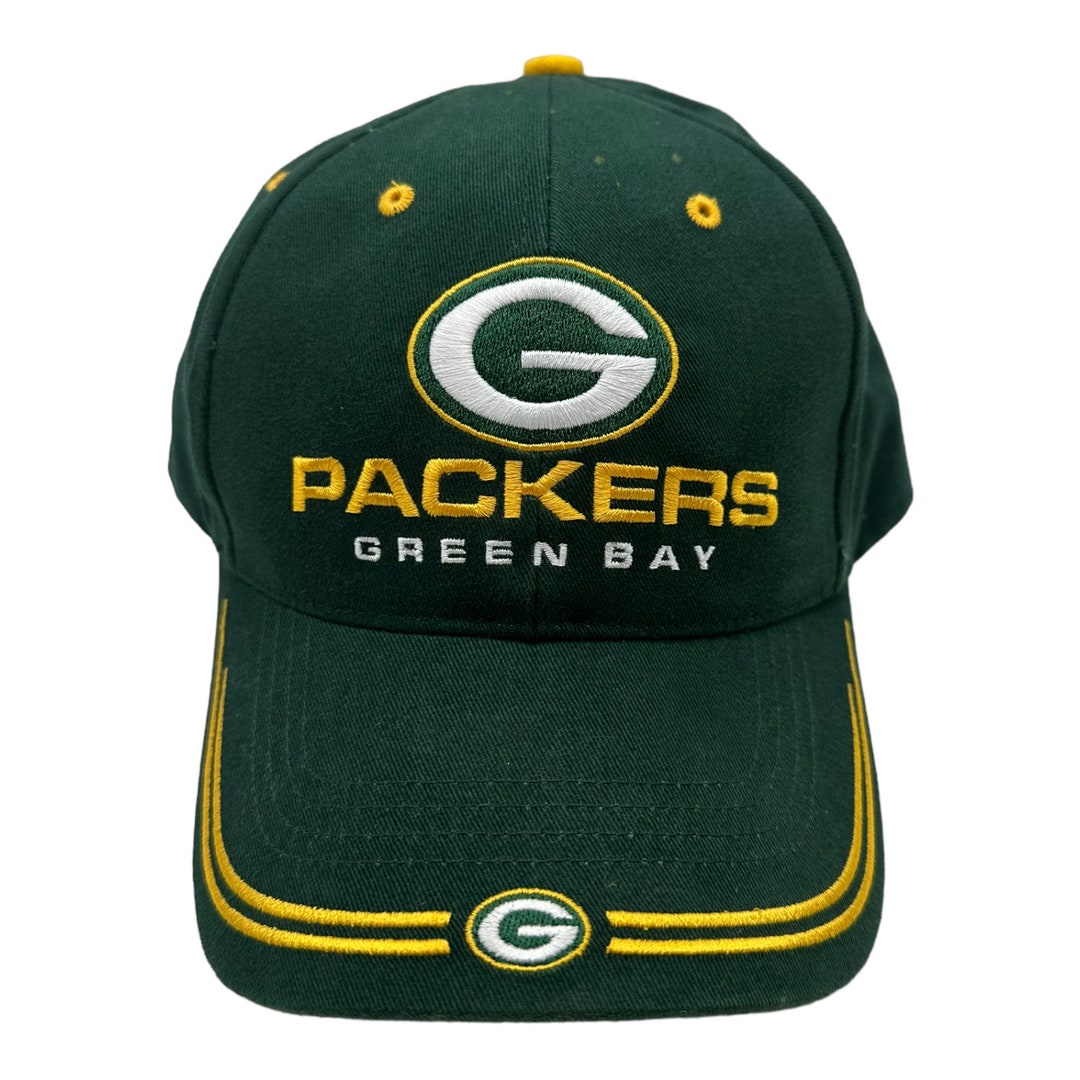 VTG NFL Game Day Green Bay Packers Strapback Hat Cap Football One Size ...