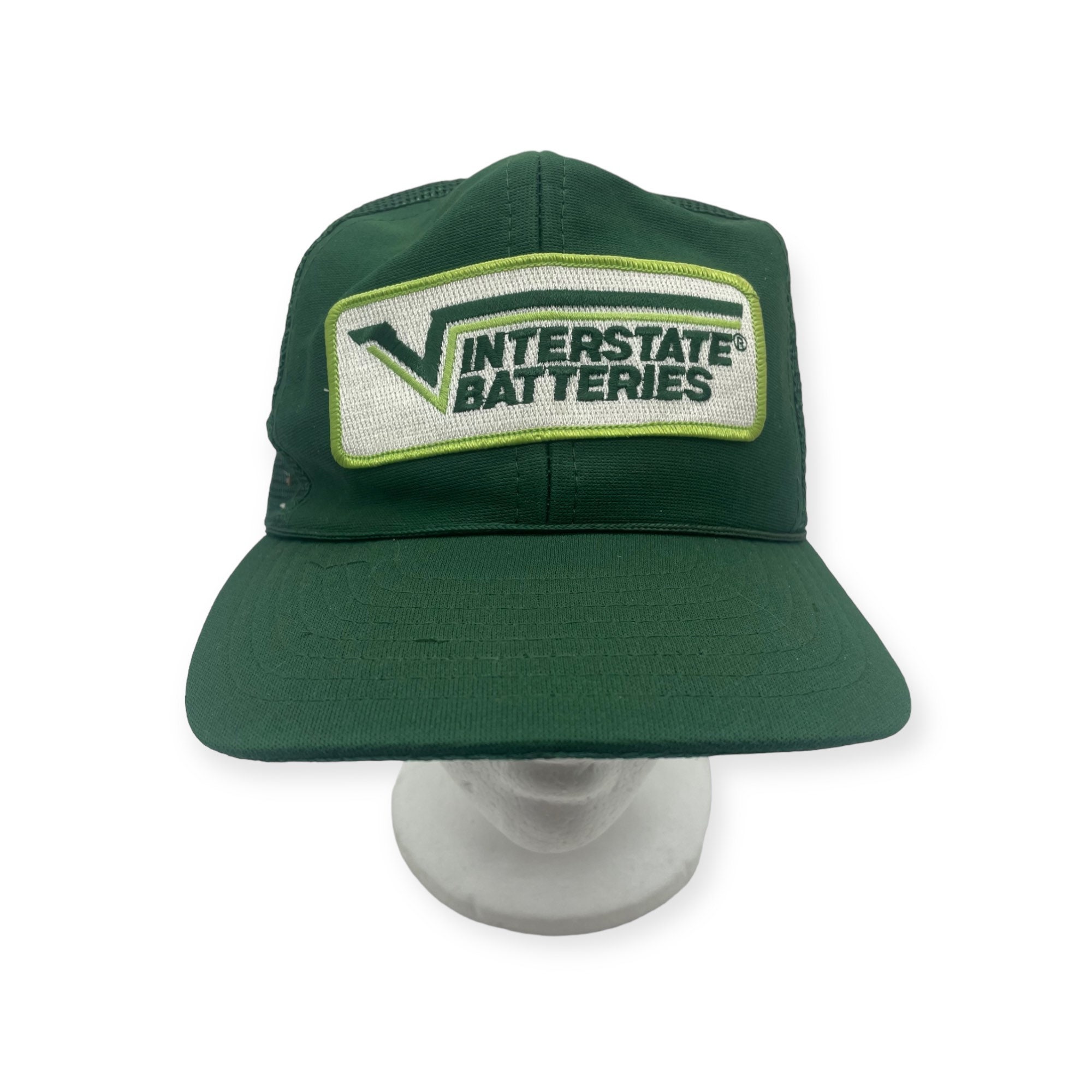 VTG 80s Interstate Batteries Foam Trucker Snapback Hat Cap - Etsy