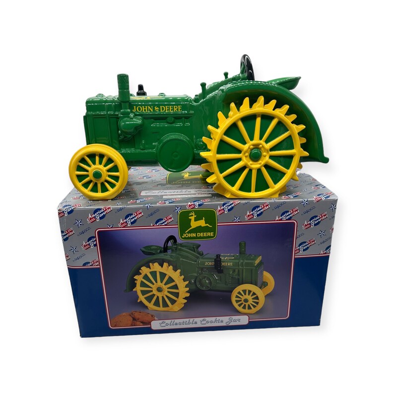 VTG John Deere Tractor Enesco Ceramic Cookie Jar 17 X 9 W/ Box - Etsy