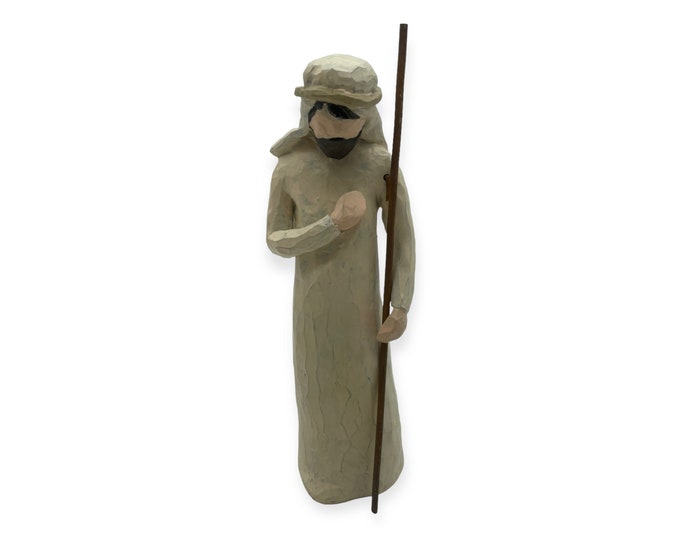 Willow Tree Nativity Replacement Joseph Staff Demdaco 2000 Sue Lordi ...
