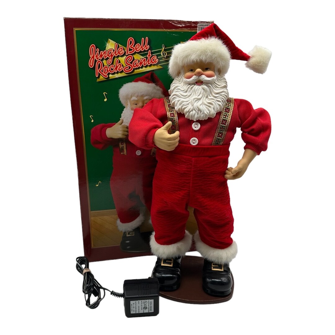 Vintage Jingle Bell Rock Santa Claus Animated Musical Dancing Christmas 1998 - Etsy