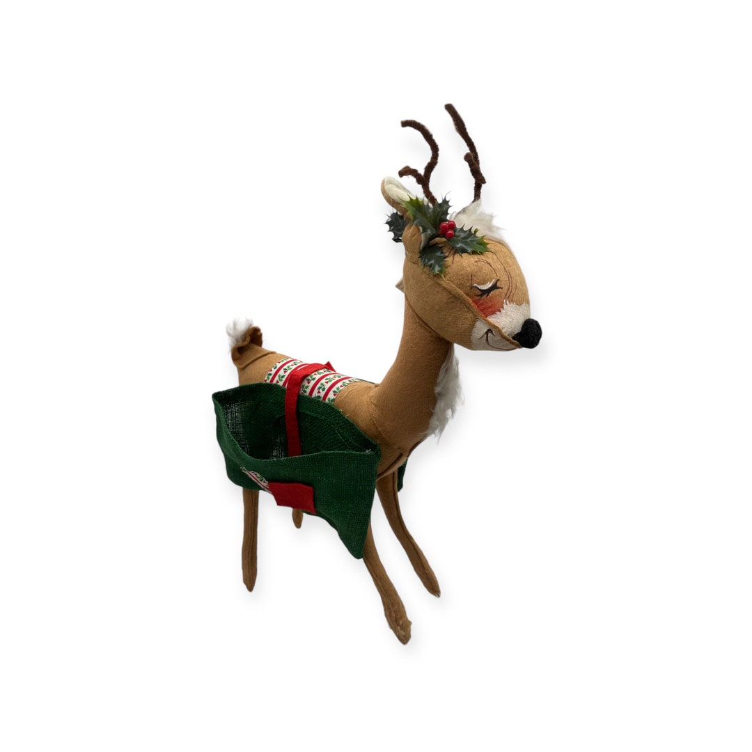 VTG 1976 Annalee Deer Reindeer Mobilitee Doll Christmas - Etsy