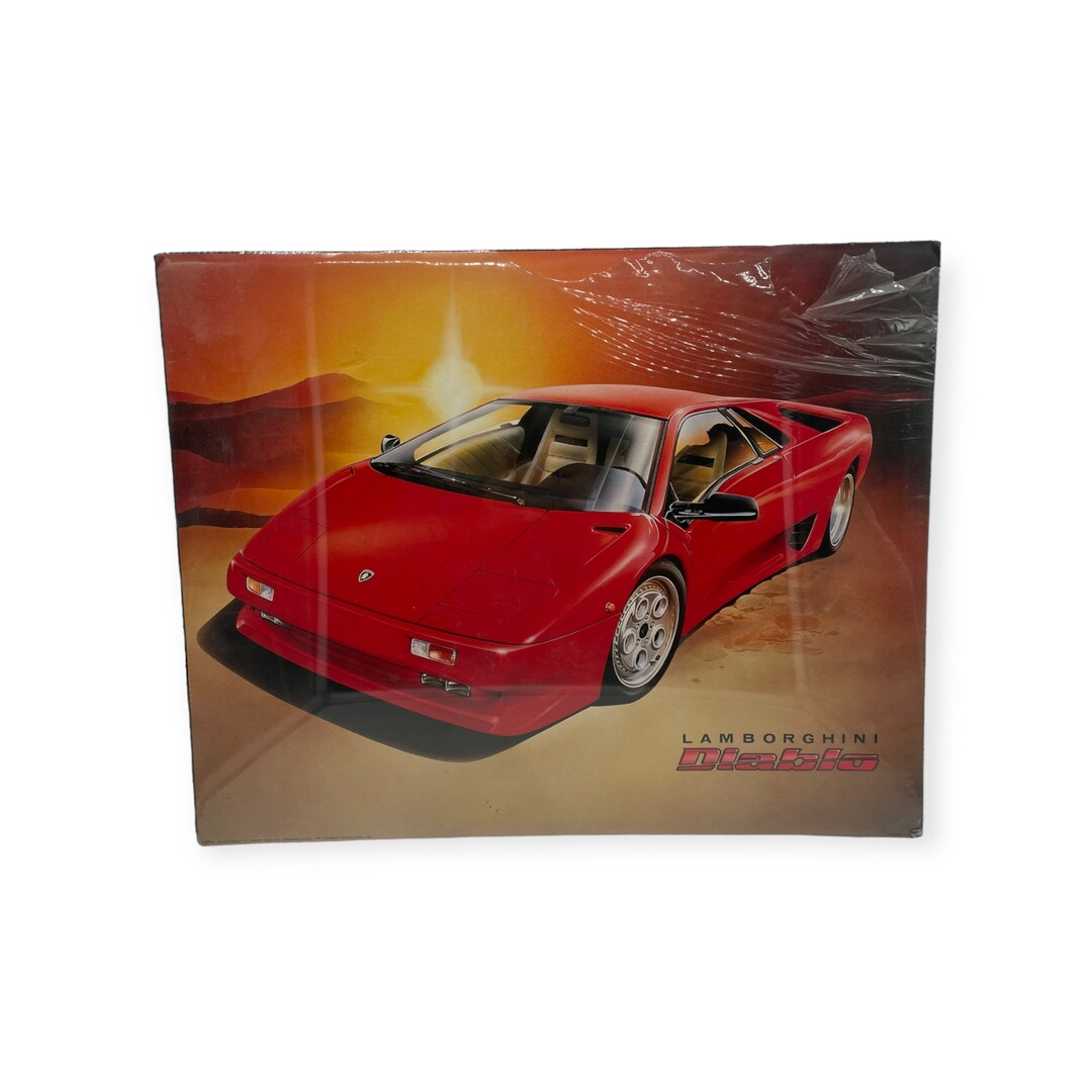 VTG 1990 Lamborghini Diablo Poster Bernard Hugill 16" X 20" - Etsy
