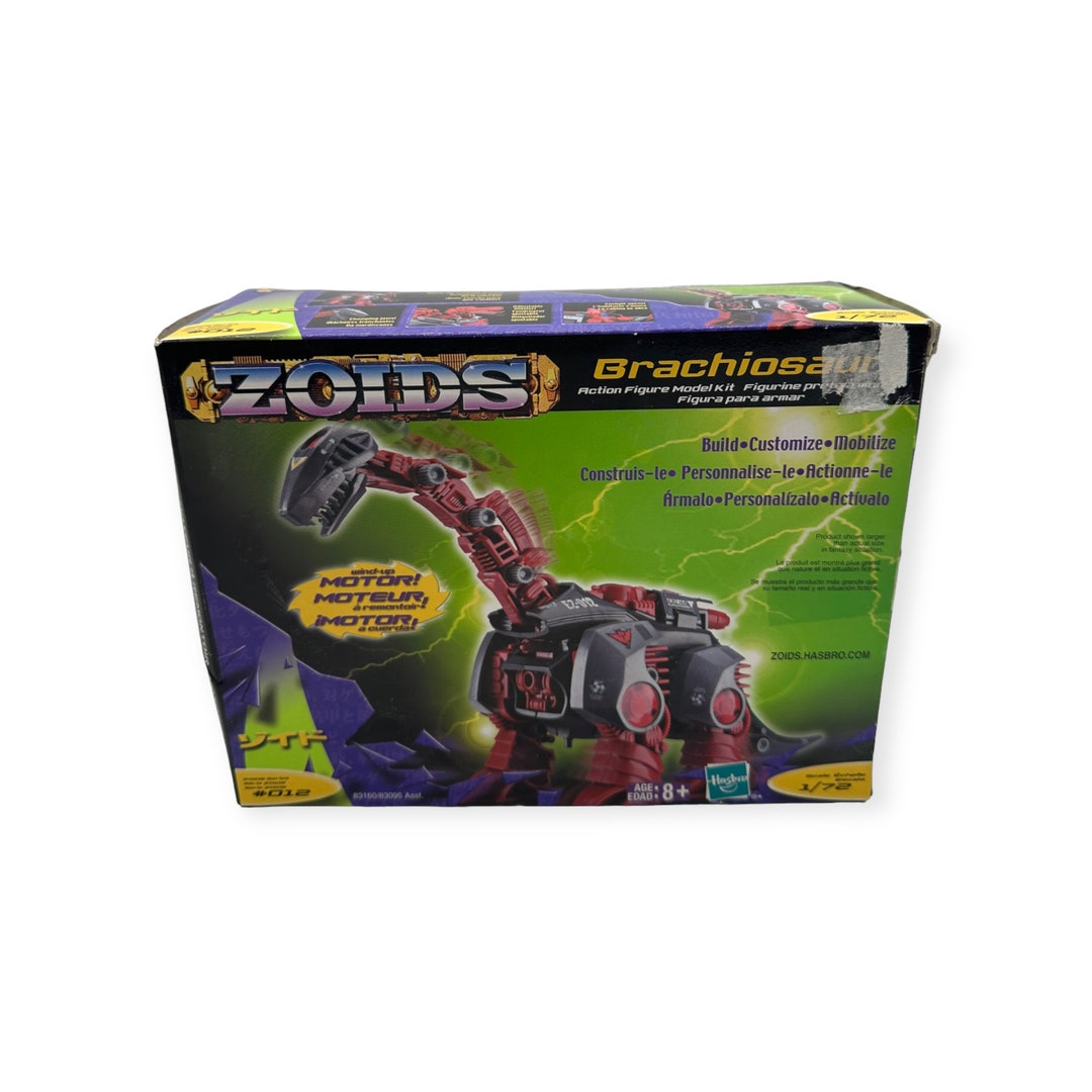 VTG 2002 Zoids Brachiosaur Figure Wind-up Motor Model Kit Hasbro BRAND ...